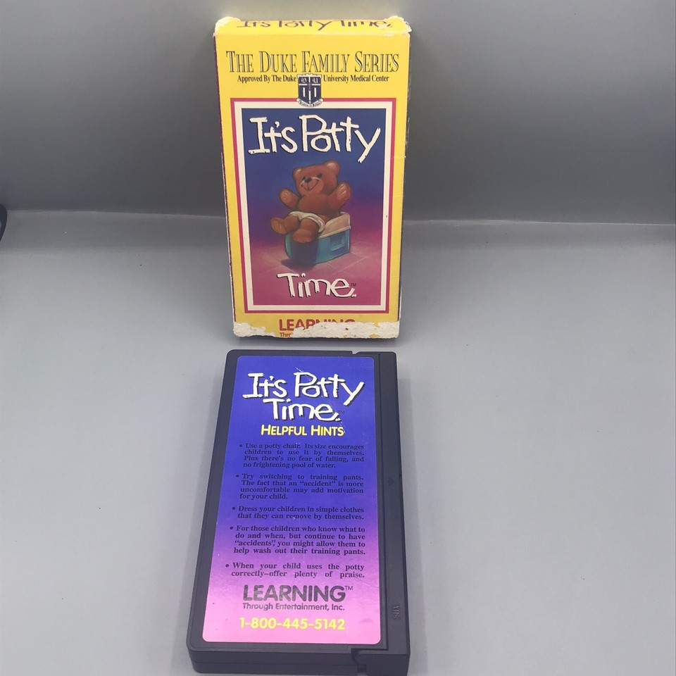 The Duke Family Series, It's Potty Time VHS For Girls and Boys, ages 2 ...