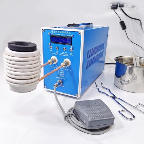 High-frequency Induction Heating Machine Silver Gold Melting Furnace ...