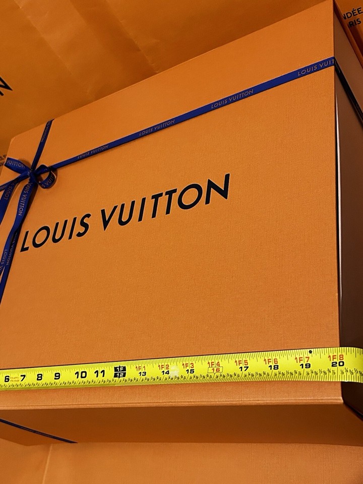 Authentic LOUIS VUITTON LV Gift Box Magnetic Empty Large Box 20x 16x 7. ...