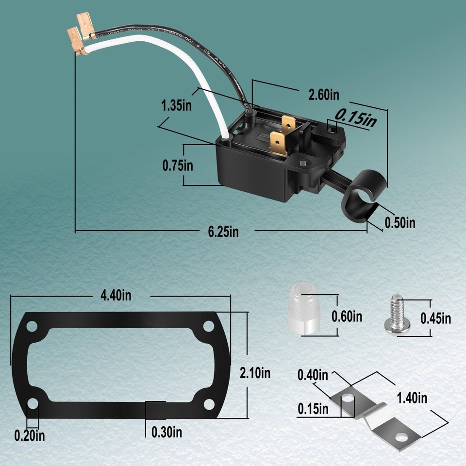 004892 Effluent Pump Switch for Zoeller 53-0001 Pump 50 and 90 Series ...
