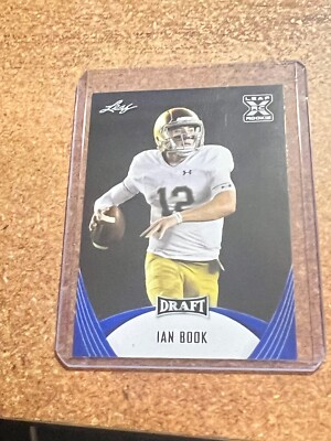 2021 Leaf Draft Football XRC Blue # 07 Ian Book RC | eBay