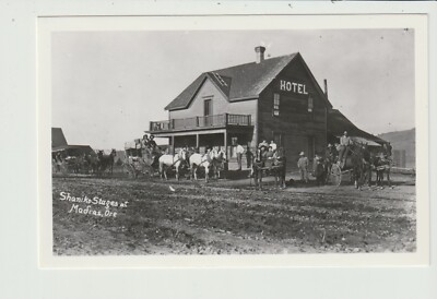 POSTCARD RPPC HOTEL SHANIKO STAGES AT MADRAS OREGON | eBay