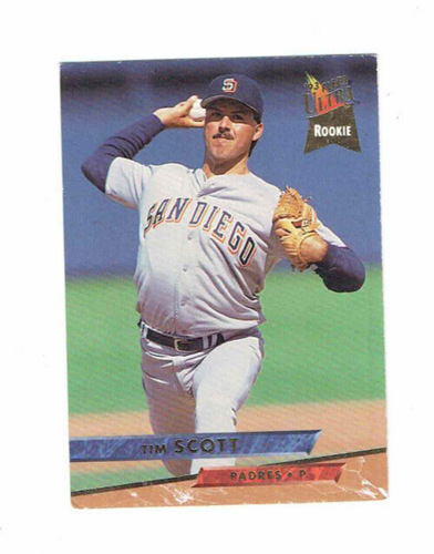 Tim Scott San Diego Padres Pitcher #477 Fleer Ultra Rookie 1993 # ...