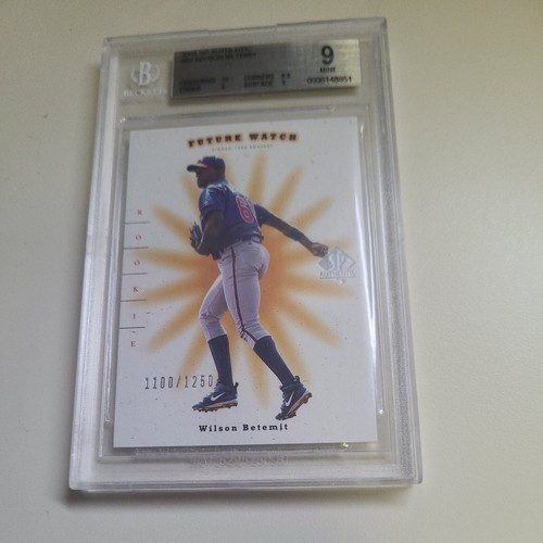 2001 Sp Authentic Wilson Betemit Rookie. Beckett 9. Mint. Rare G0000632 ...