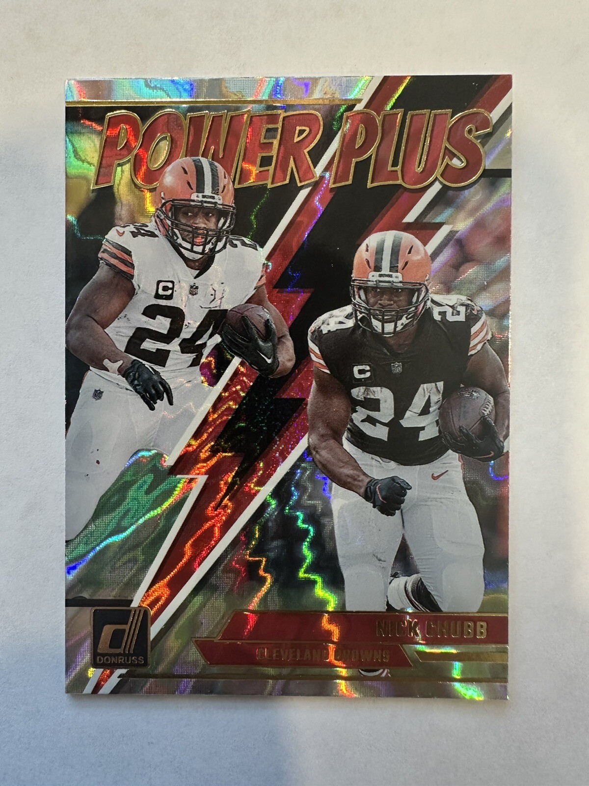 2023 Donruss Football Nick Chubb Power Plus Card Number PP-2 | eBay
