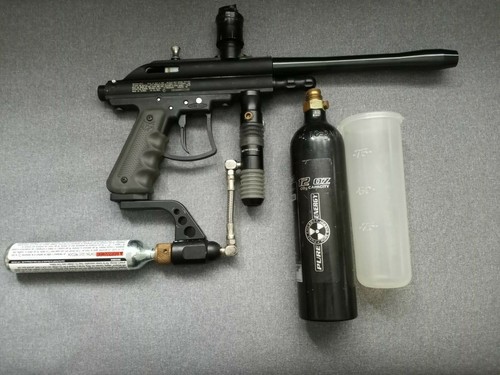 Vintage MAXIS R/G Paintball Gun Marker Pistol Co2 Canister | eBay
