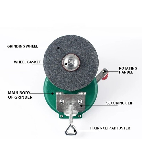 6 Inches Hand Grinder Desktop Household Small Knife Grind Machine ...
