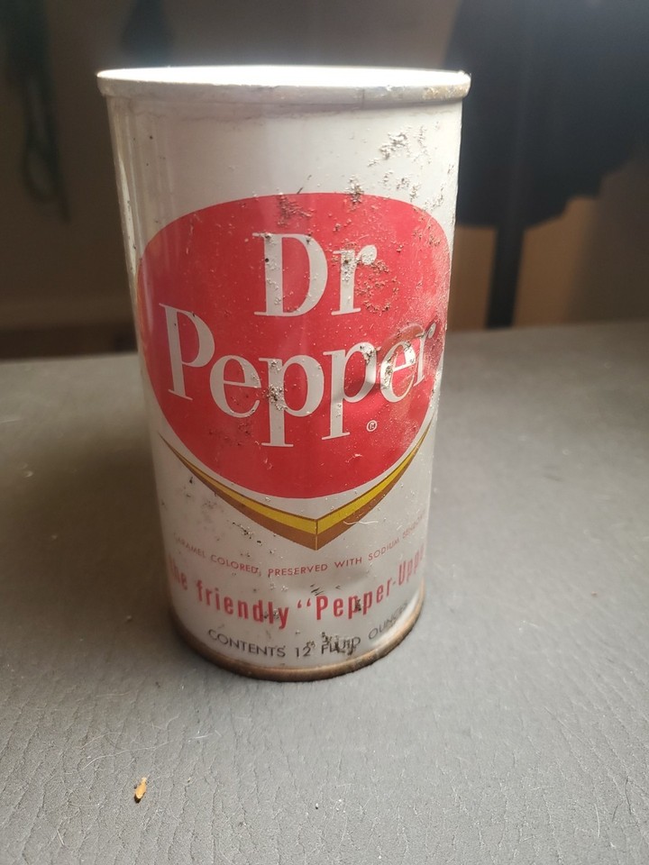 DR. PEPPER Pre Zip 1965 Vintage Soda Can | eBay