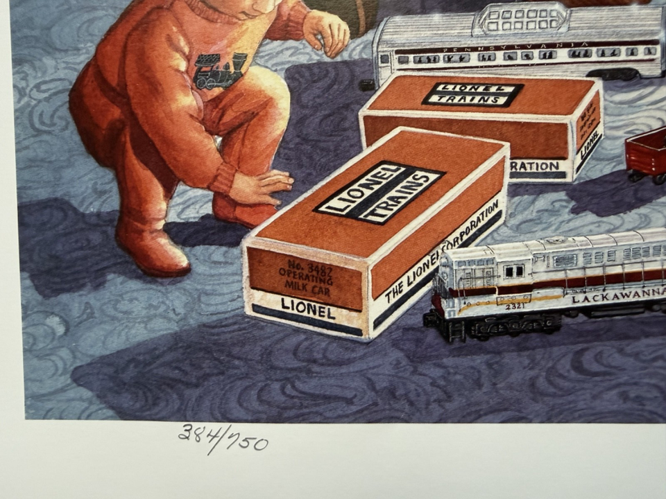 Angela Trotta Thomas Working on the RailRoad Limited Edition Print | eBay