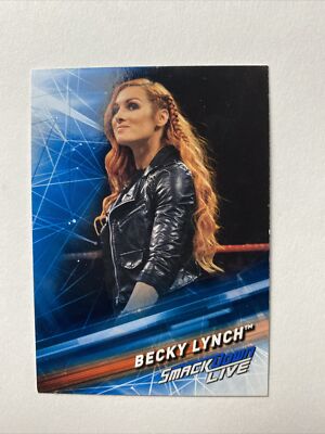 2019 Becky Lynch Topps Smackdown Live WWE Wrestling Card #8 | eBay