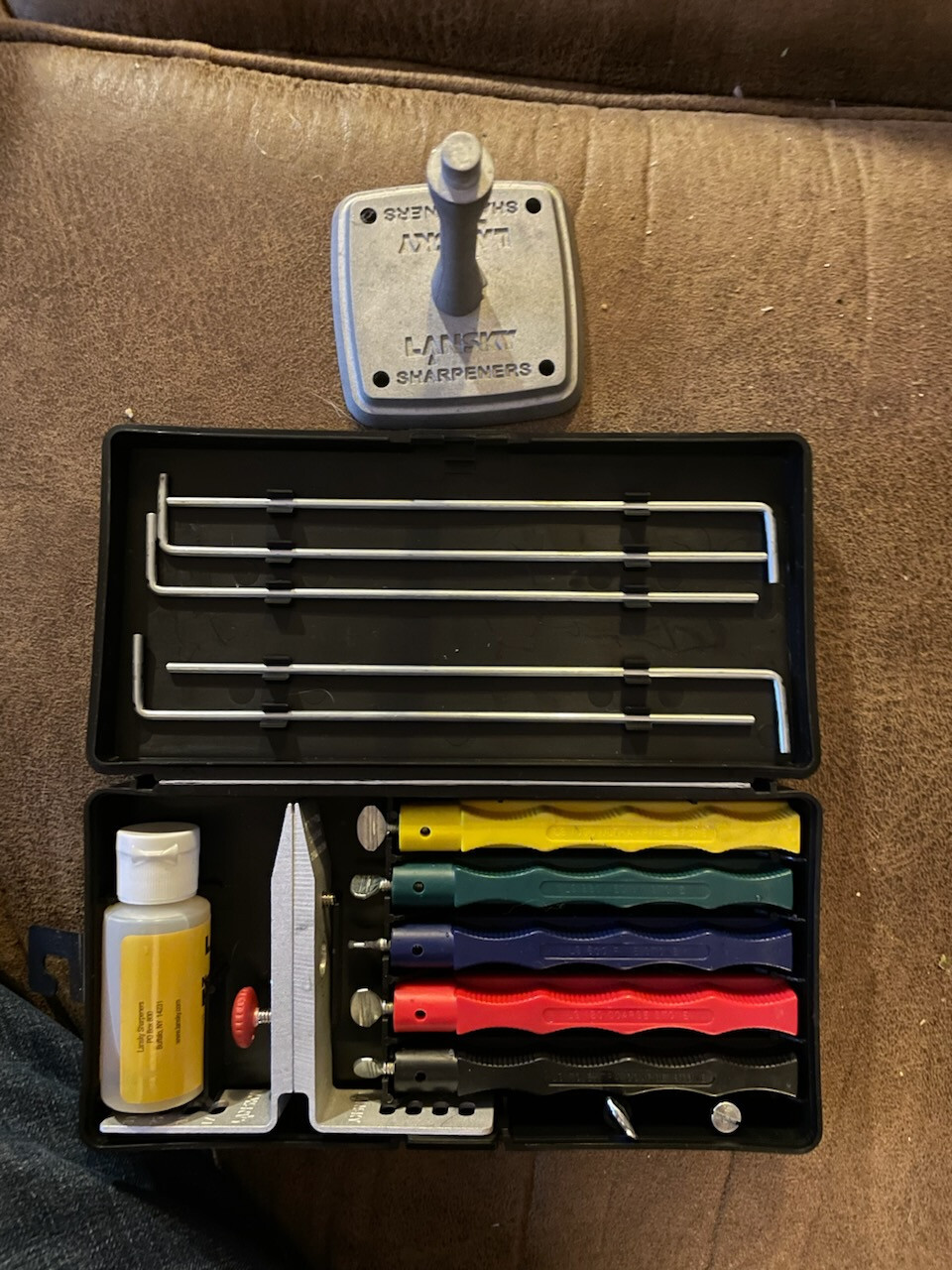Lansky 5-Stone Sharpening System with Stand | eBay
