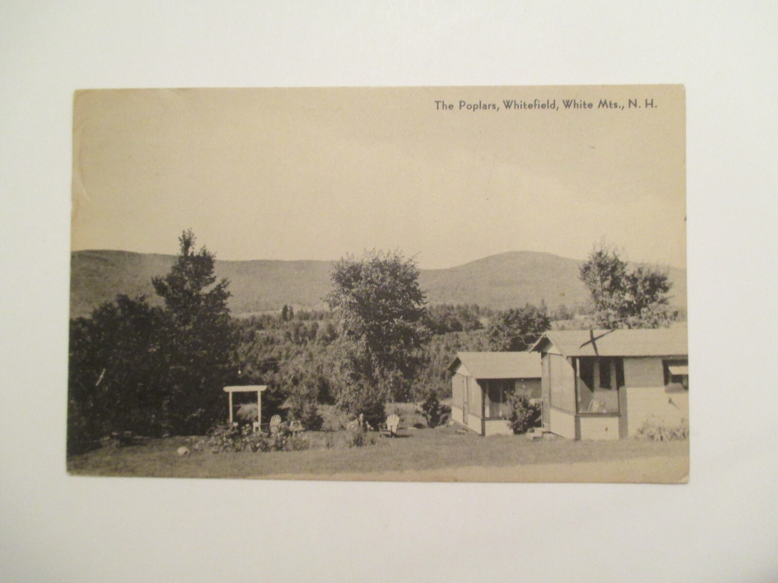 Whitefield New Hampshire Postcard The Poplars White Mountains NH | eBay