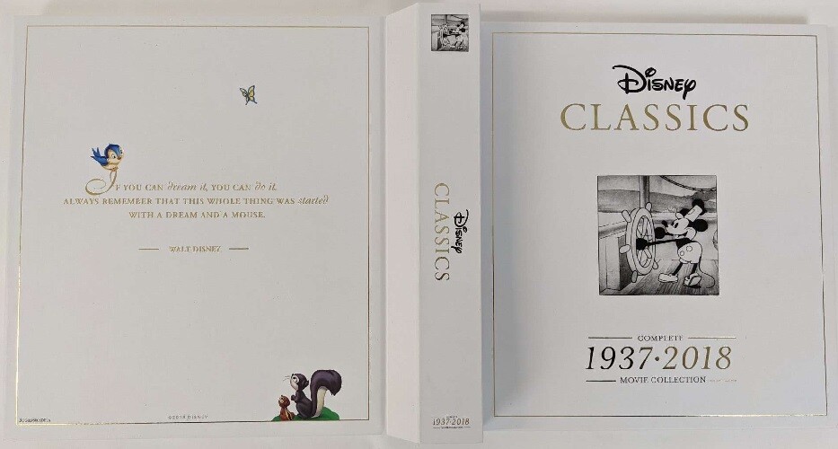Disney Classics Complete Movie Limited Edition Set 1937-2018 IP 38 lot ...