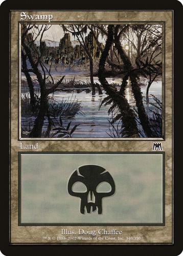 Swamp (340) Onslaught NM Basic Land MAGIC THE GATHERING MTG CARD ...