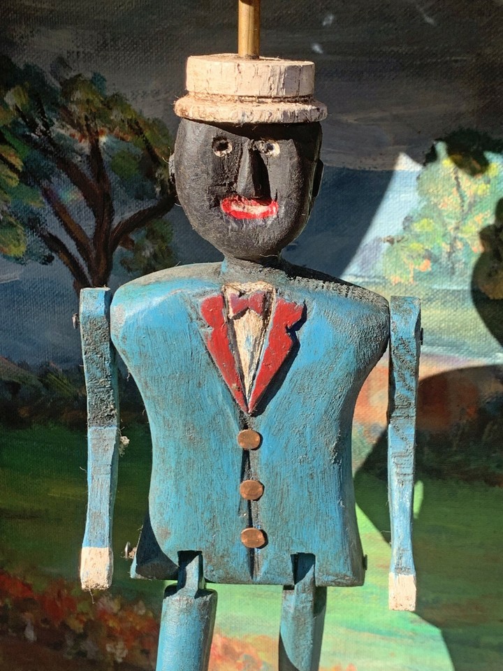 1930s Bill "Bojangles" Robinson Tap Dance Folk Art Diorama - Vaudeville ...