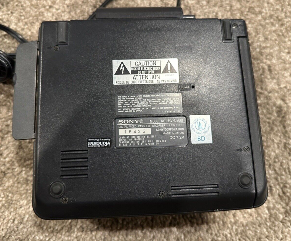 Sony GV-D900 miniDV Video Walkman | eBay