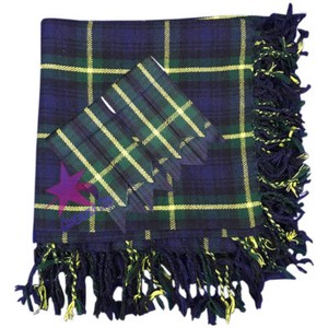 CC Kilt Fly Plaid Gordon Highland Tartan 48"X48"/Fly Plaid Gordon ...