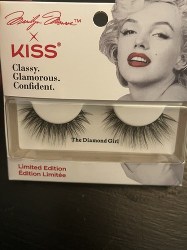 KISS Cosmetics Special Edition Marilyn Monroe Lashes THE DIAMOND GIRL ...