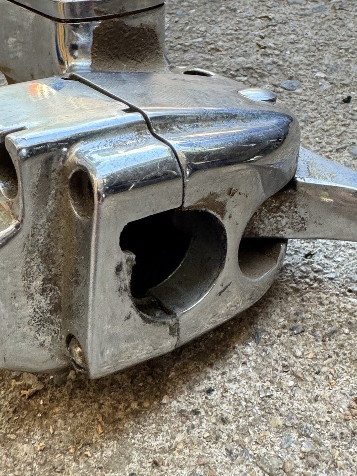 Harley Shovelhead Front Master Cylinder Brake Reservoir IronHead Chrome ...
