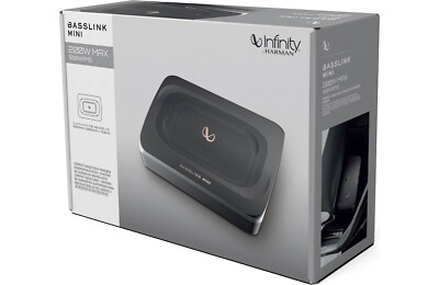 INFINITY BASSLINK MINI Most Compact Powered Subwoofer Under Seat 6x8 ...