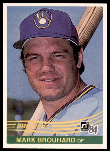 1984 Donruss. Mark Brouhard . Milwaukee Brewers #211 | eBay
