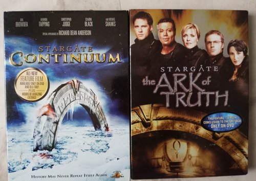 Stargate - The Ark of Truth - AND - Stargate - Continuum - DVD Movies ...