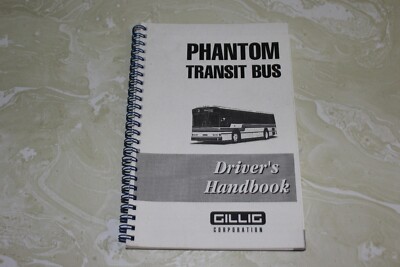 PHANTOM TRANSIT BUS DRIVER'S HANDBOOK 1992 | eBay