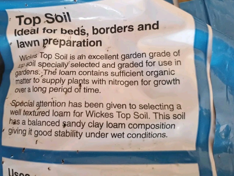 Wickes Top Soil 25L Garden Multi-Purpose Collection Only | eBay UK