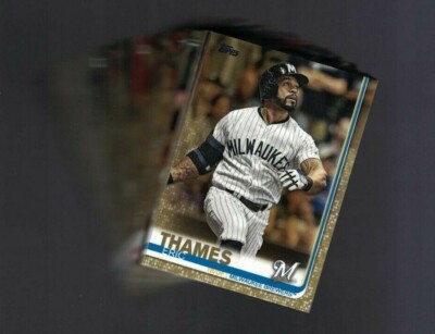 2019 TOPPS SERIES 2 Gold Border Parallel #/2019......COMPLETE YOUR SET ...
