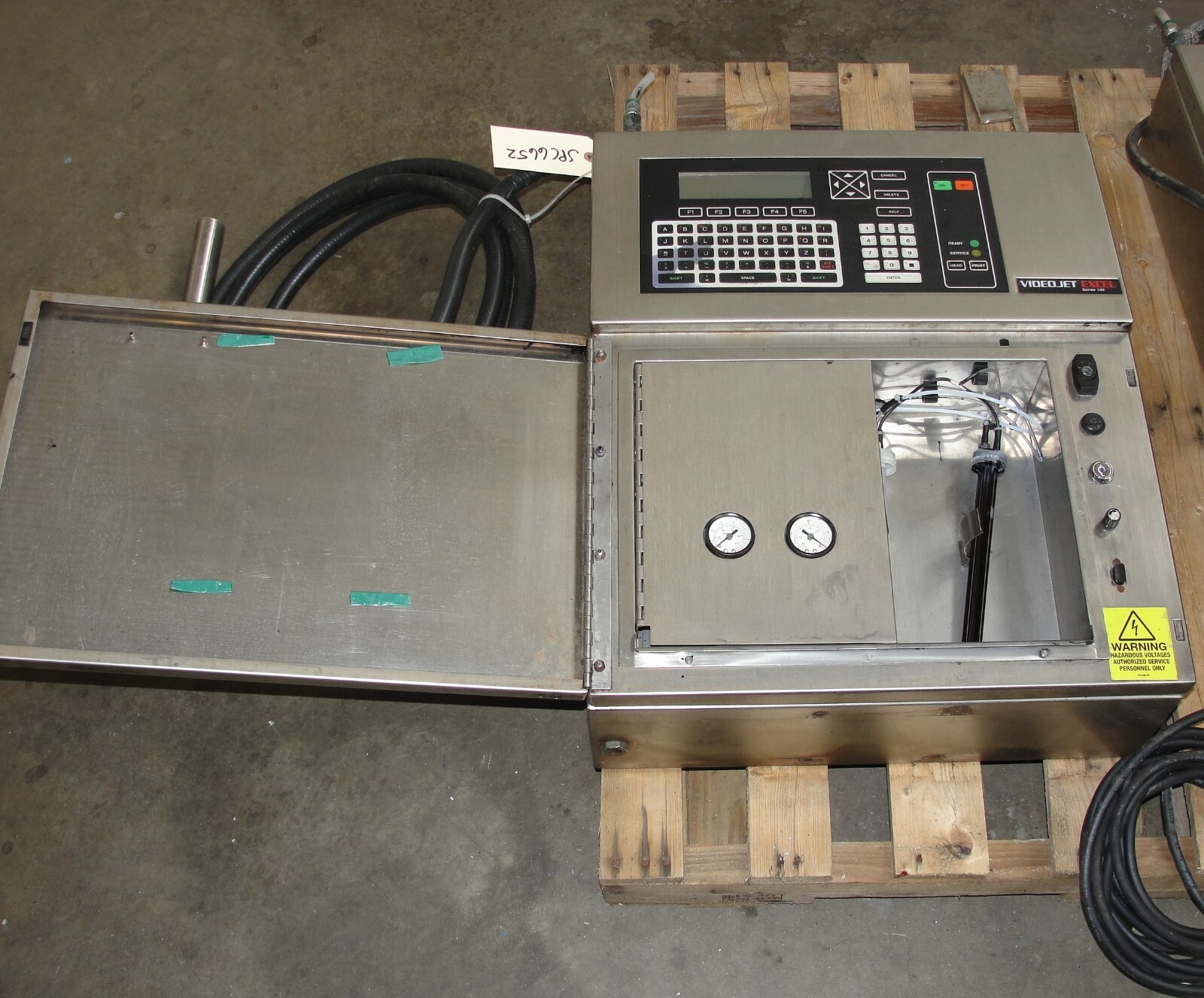 VideoJet Ink Jet Coding Programmable Machine 100/240V Excel 100 used ...