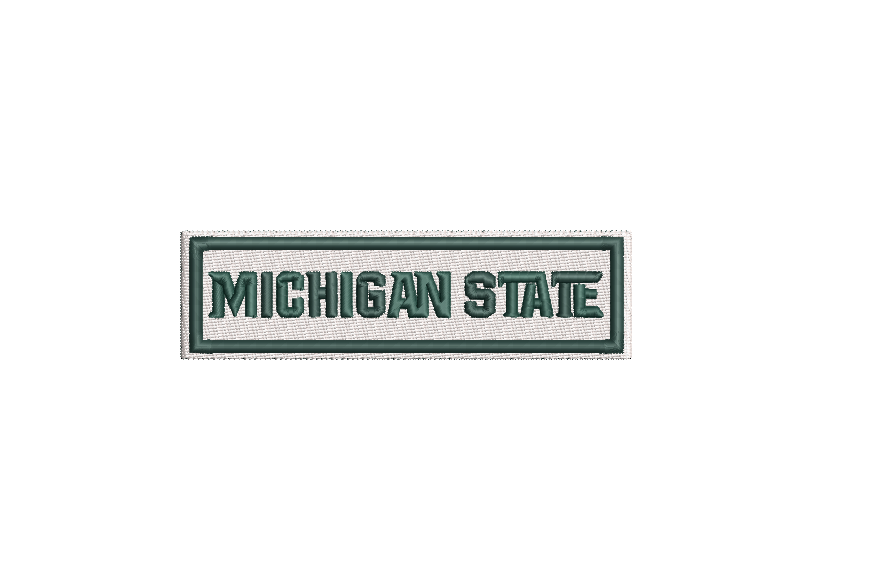 Michigan State Patch - Spartans Iron on Decal - Sew on Patch ...