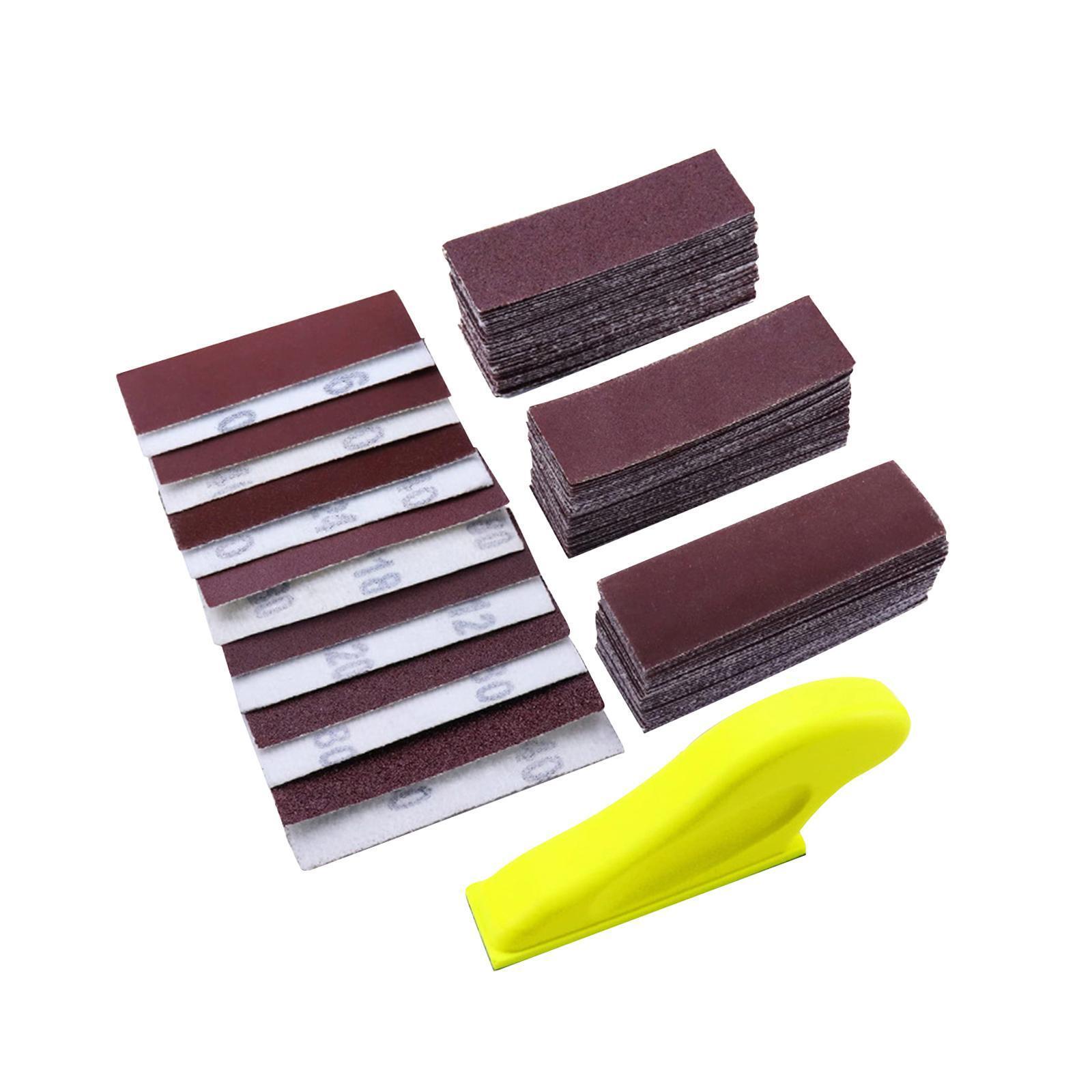 121Pcs Hand Sander Kit Craft Small Sanding Tool for Tight Space | eBay ...