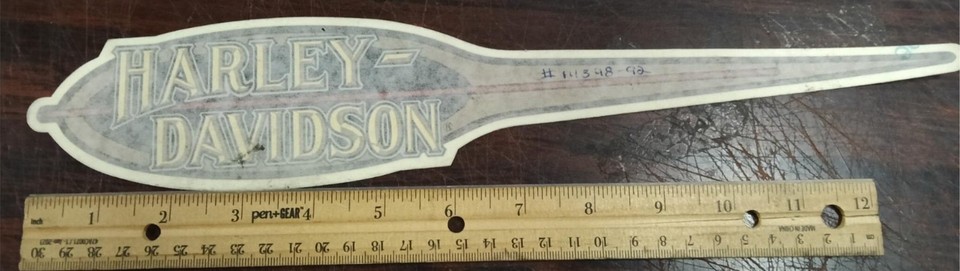 Genuine Harley Davidson Left Fuel Tank Decal 92 93 FXR FXRT NOS | eBay