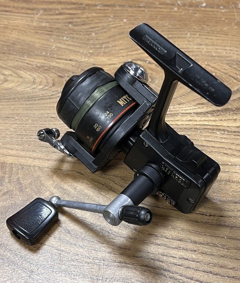 mitchell 3310z fixed spool fishing reel 1980s made france float feeder ...