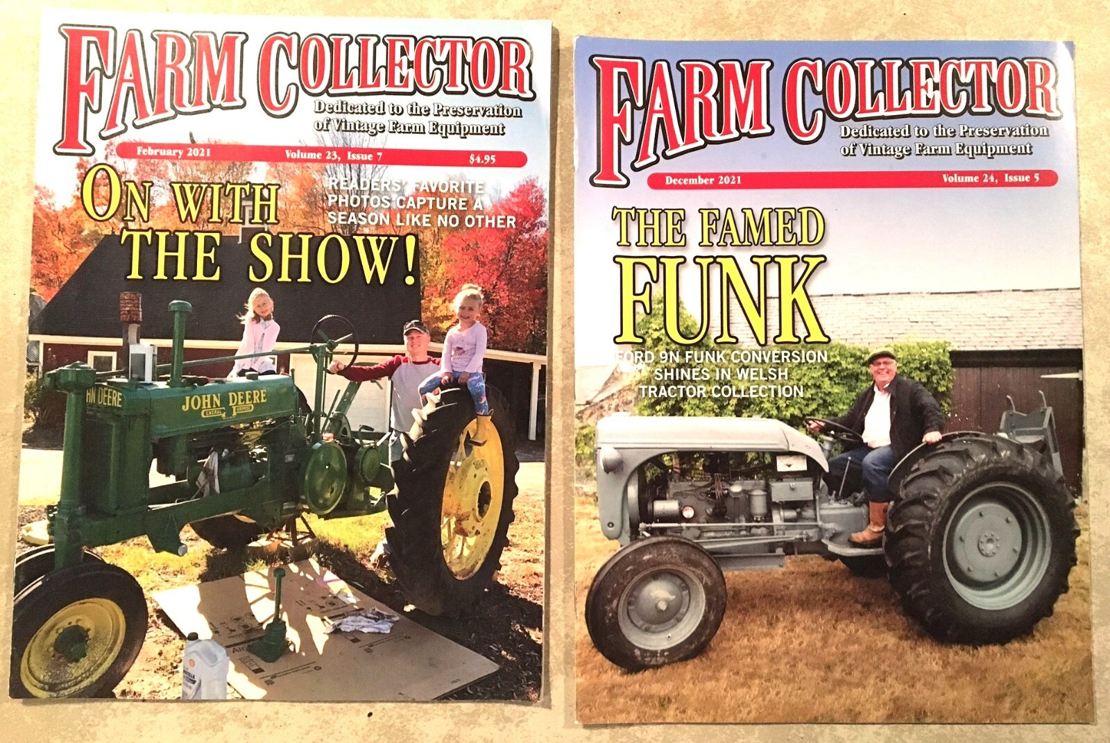 2 Farm Collector Antique Tractor Magazines Vintage Farm Equipment Feb ...