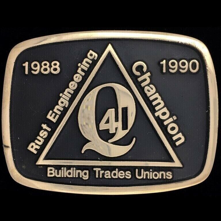 Brass Rust Engineering NABTU Building Trade Union NOS… - Gem