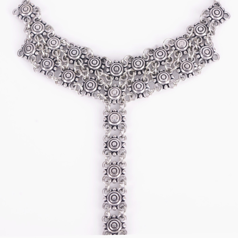 Silver Ankle Bracelet Jingle Ball Chime Anklet Mesh Boho Coins Festival ...