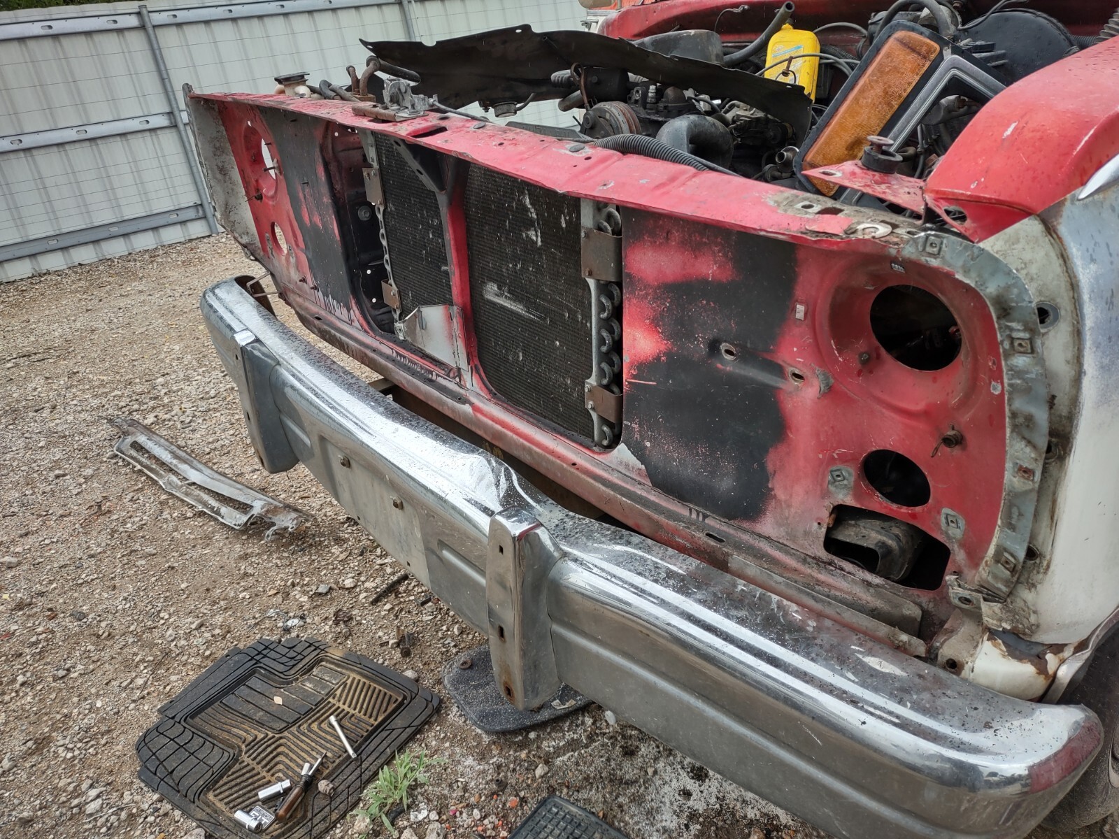 1986-1990 DODGE RAMCHARGER D150,D250 Radiator TRUCK Core Support OEM | eBay