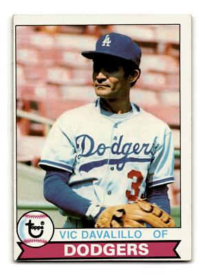 Vic Davalillo 1979 Topps #228 Los Angeles Dodgers Miscut Poor | eBay