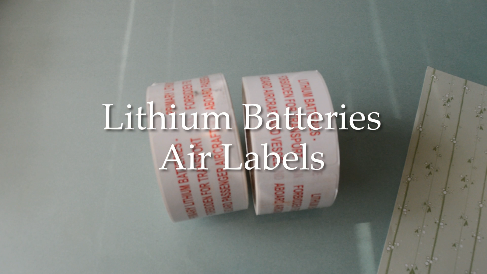 Primary Lithium Batteries Forbidden For Transport Labels | 2 x 4 Inch ...