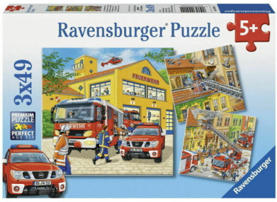 Ravensburger Fire Brigade Run 3x49 Piece Jigsaw Puzzle | eBay Australia