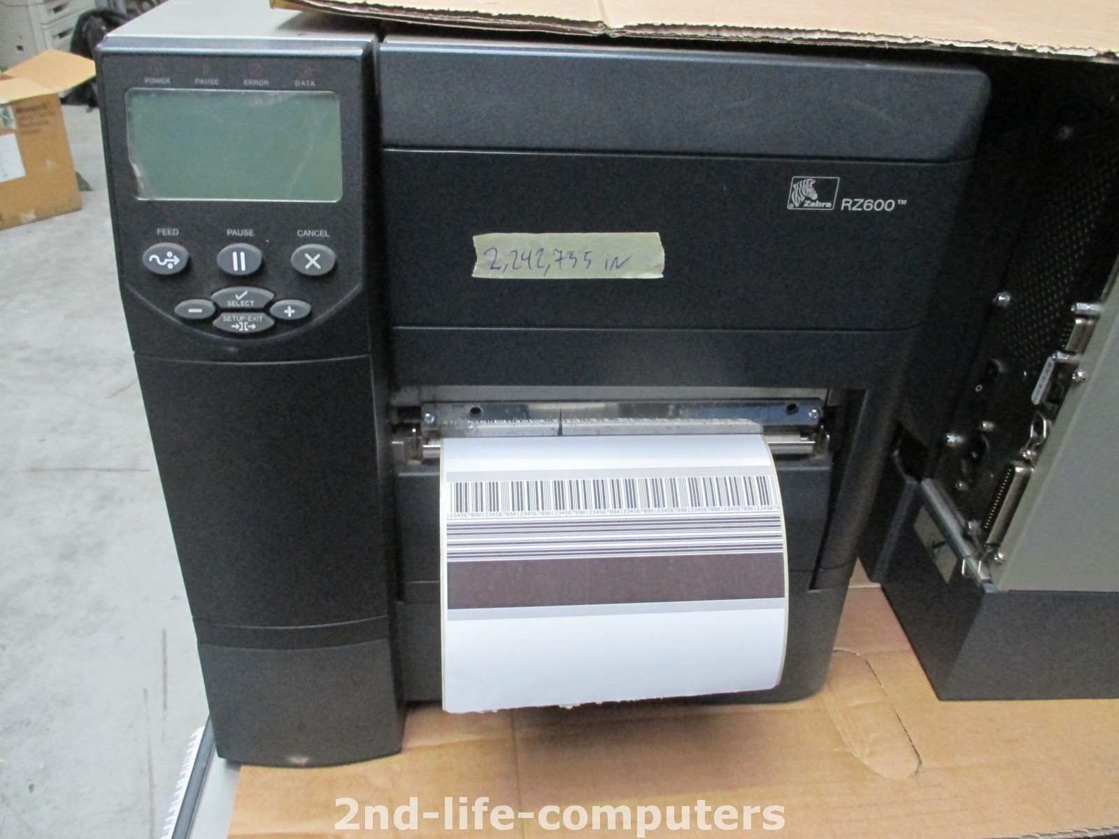 Zebra RZ600 RZ600-200E-010R1 Label RFID Printer USB NETWORK ZM600 ...