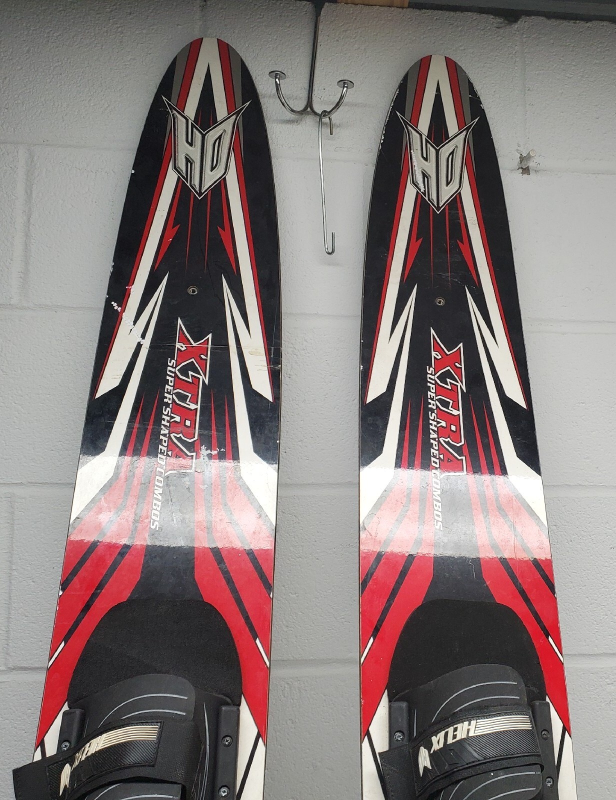 HO 67" XTRA Super Shaped Combos Adult Waterskis w/ HELIX Bindings ...