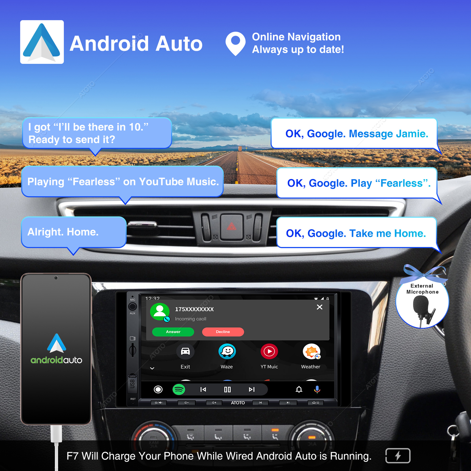 ATOTO F7 SE 7IN 2DIN Car Stereo Audio Receiver | 2 DIN | Black | 7-9.9 ...