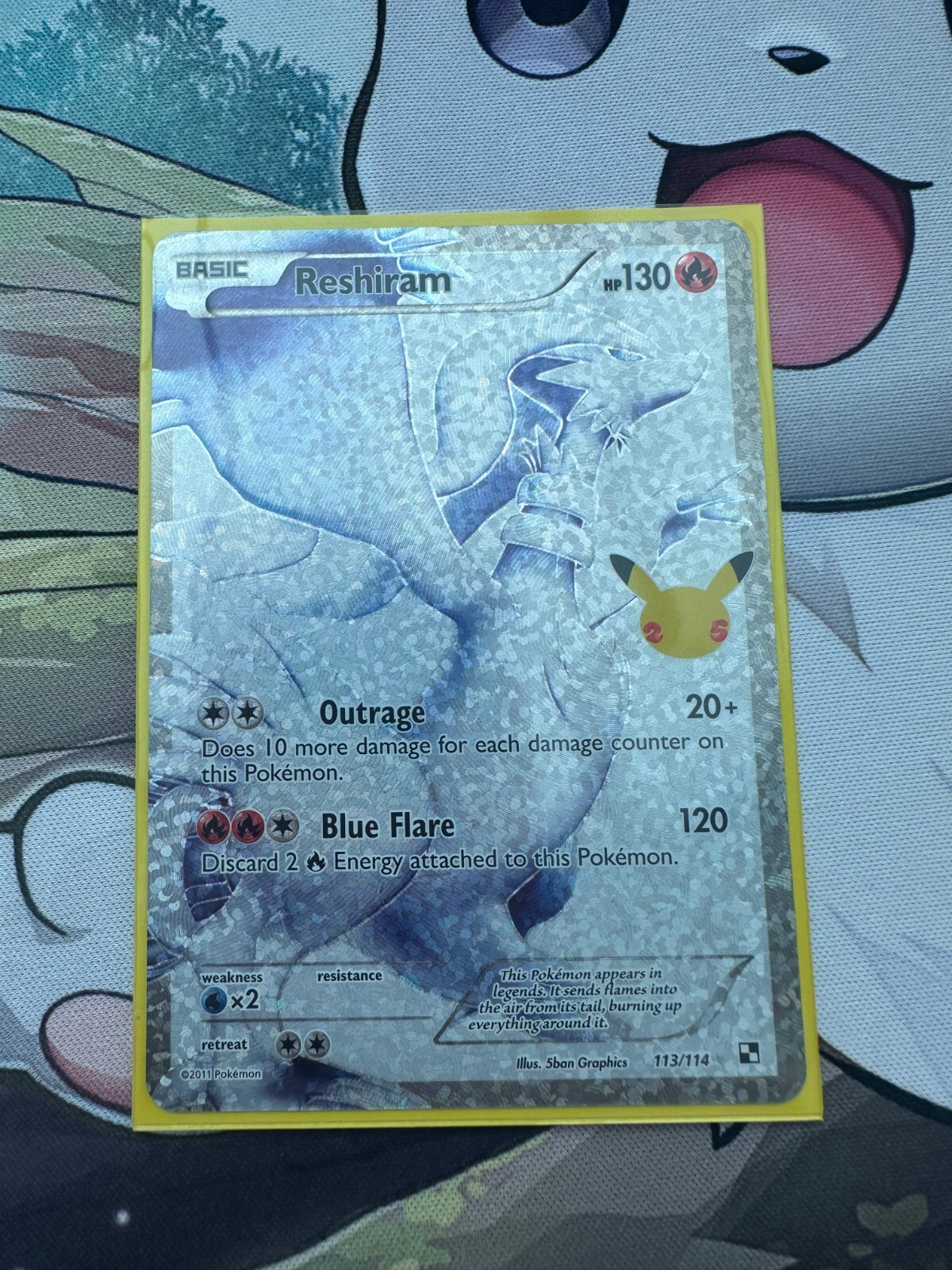 Pokémon TCG Reshiram Celebrations: Classic Collection 113/114 Holo ...