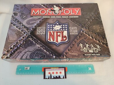 Monopoly Football Grid Iron Edition Game Parker Brothers Board Game ...