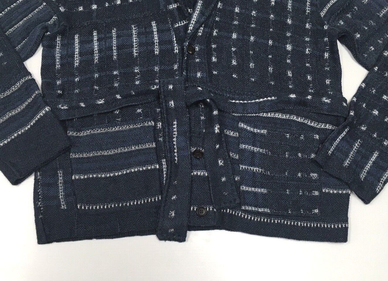 Purple Label Ralph Lauren Southwestern Indian Patchwork Shawl Knit ...
