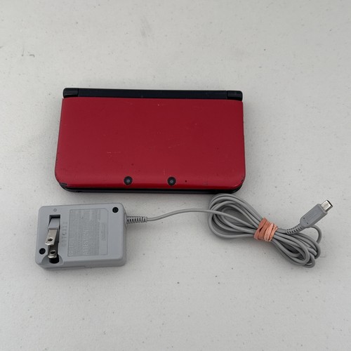 Nintendo 3DS XL Handheld Game Console Red/Black Not Tested No Charger ...