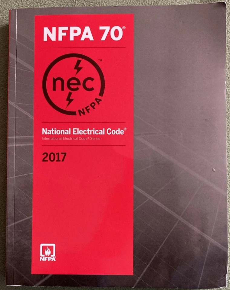 NFPA 70 National Electrical Code NEC 2017 Edition Paperback USA STOCK ...