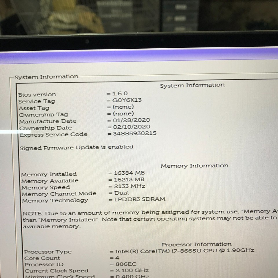 Dell Latitude 7400 2-in-1 14" FHD Touch i7-8665U 16GB RAM No SSD (Boots to BIOS) | eBay